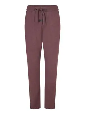 Fear Of God Fear Of God Essentials Drawstring Sweatpants With Slit Hem Red
