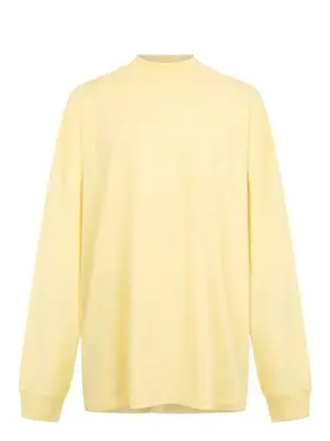 Fear Of God Logo Long Sleeve T-Shirt Nude
