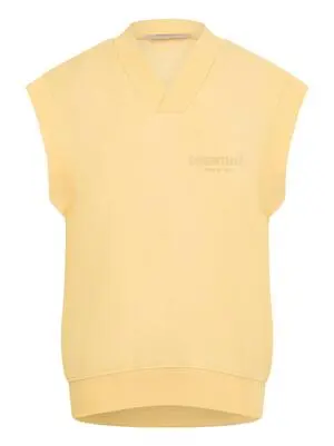 Fear Of God Sleeveless V-neck Vest - Nude