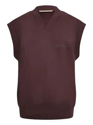 Fear Of God V-neck Sports Vest - Red