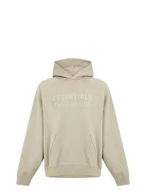 Fear Of God Logo Hoodie - Nude