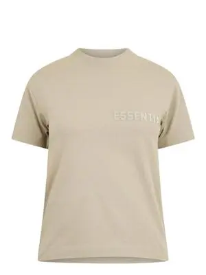 Fear Of God Logo Detail T-shirt - Nude
