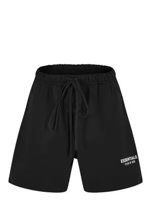 FEAR OF GOD Fear Of God Essentials Logo Detail Drawstring Shorts