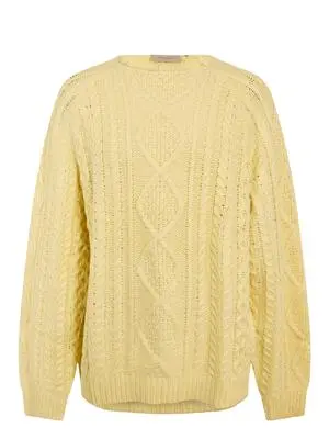 Fear Of God Cable Knit Sweater - Nude