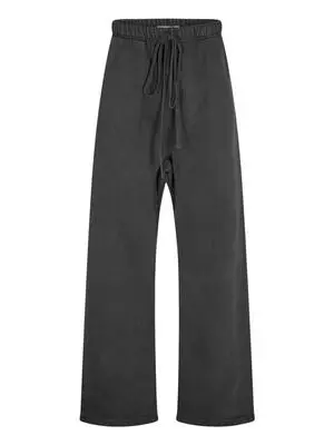 Fear Of God Logo Drawstring Sweatpants - Black