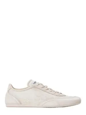 JIMMY CHOO Sunny Low-top Lace-up Sneakers - White