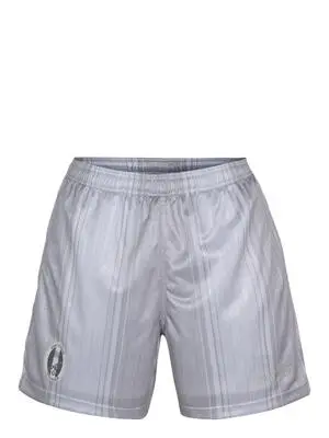 Acne Studios Acne Studios Striped Tracksuit Shorts Gray
