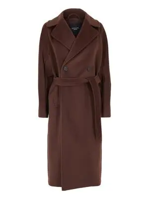 Max Mara Tailored Overcoat - Red