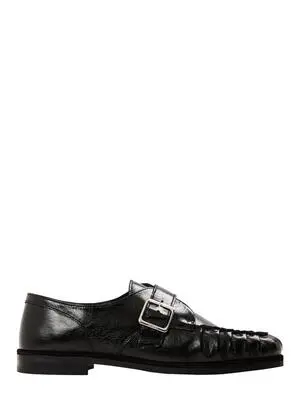 ALOHAS Brady Loafers With Buckle Detail - Black