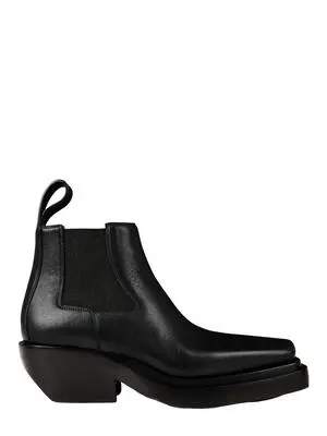Bottega Veneta Leather Chelsea Boots - Black