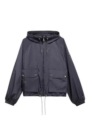 Barbour Anorak Jacket With Hood - Black