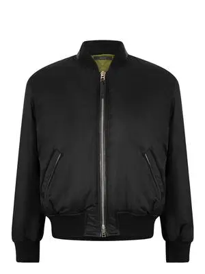 TOM FORD Tom Ford Lightweight Satin Bomber Jacket