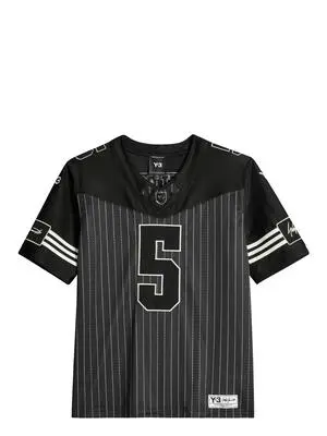 Y3 Elite" Athletic Jersey T-shirt - Black