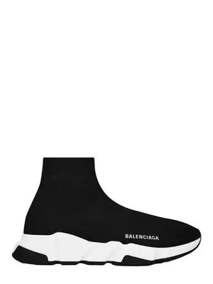 Balenciaga High-top Sock Sneakers - Black