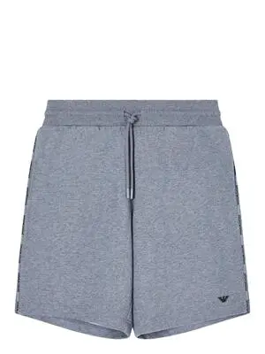 Emporio Armani Logo Athletic Shorts - Gray
