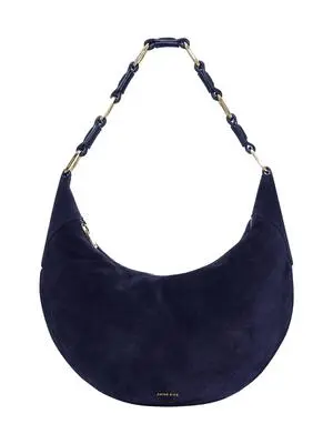 ANINE BING Kate Hobo Shoulder Bag - Navy Blue