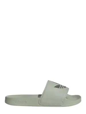 ADIDAS ORIGINALS Minimalist Branded Slide Sandals - Gray