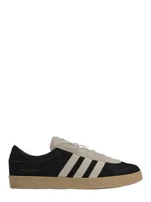 Y3 Low Top Sneakers With Classic Stripes - Black