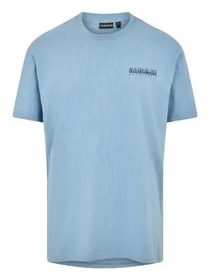 NAPAPIJRI Logo Crew Neck T-shirt - Blue