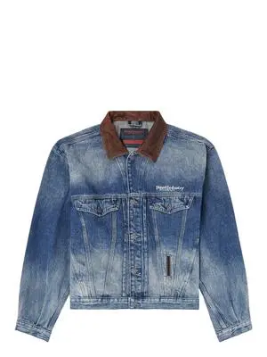 DIESEL® Denim Jacket With Classic Design And Adjustable Cuffs - Blue