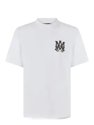 Amiri Crew Neck Casual T-shirt White