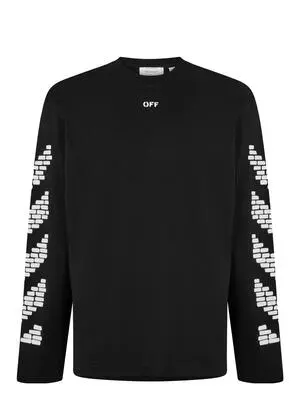 Off-White Long Sleeve T-shirt - Black