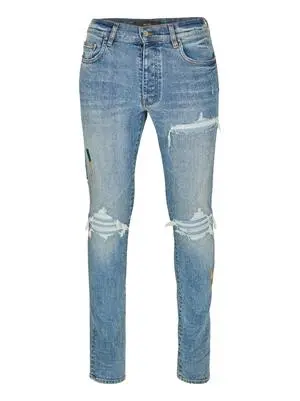 Amiri Slim-fit Jeans With Distressed Details - Blue