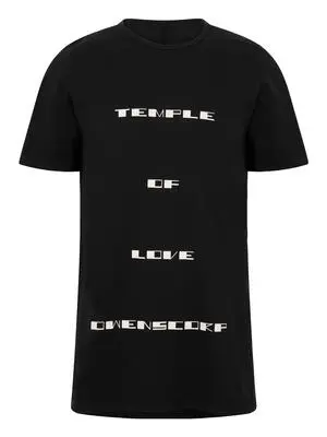 Rick Owens Crew Neck Short Sleeve T-shirt - Black