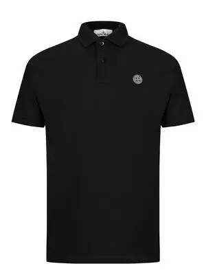 Stone Island Casual Polo Shirt - Black