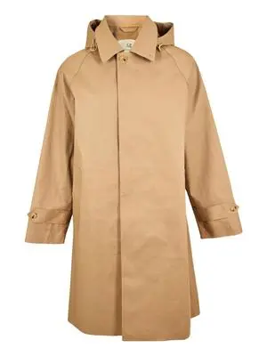 C.P. COMPANY Long Trench Coat - Nude