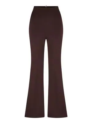 Sportmax High Waisted Wide Leg Trousers - Black