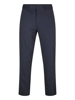 Emporio Armani Fitted Straight-leg Pants - Black