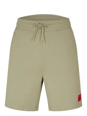 Hugo Boss Fleece Shorts With Drawstring Waist - Nude