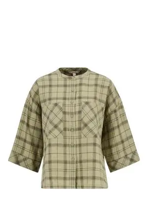 Barbour Barbour Printed Long-Sleeve Shirt Sage Check Tweed