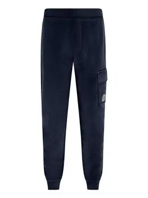 C.P. COMPANY Cargo Trousers With Lens Detail - Black