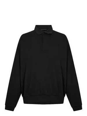 Fear Of God Long-sleeved Polo Shirt - Black