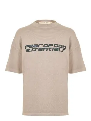 Fear Of God Logo T-shirt Nude