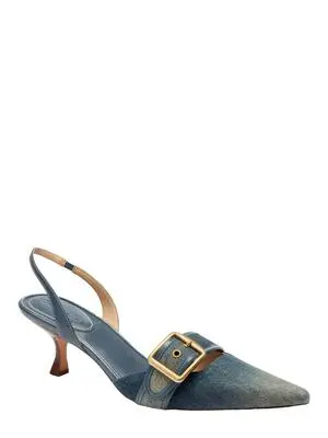 COACH Coach Gradient Slingback High Heels Blue