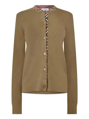 BURBERRY Burberry Crew Neck Cardigan