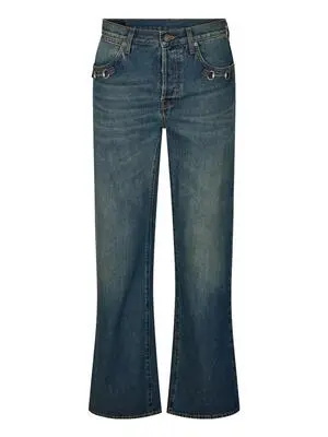 Gucci Straight Leg Jeans - Green