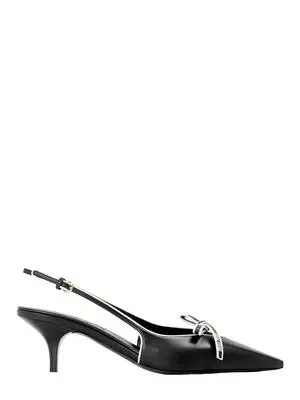 Miu Miu Bow Slingback Pumps - Black