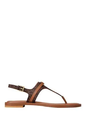 Michael Kors MICHAEL Michael Kors Mandy Flat Sandals Brown