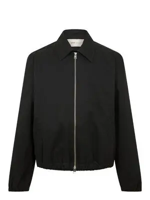 AMI Paris Embossed Harrington Jacket - Black