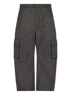 BALENCIAGA Balenciaga High-Waisted Wide Leg Cargo Trousers