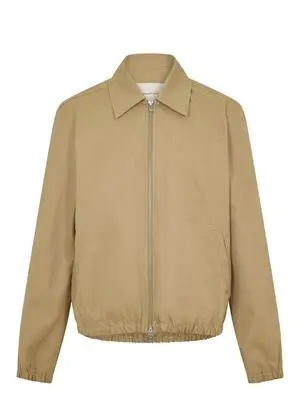 AMI Paris Embossed Harrington Jacket - Nude