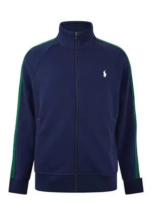 Polo Ralph Lauren Polo Ralph Lauren Contrast Paneled Sport Zip Jacket Blue