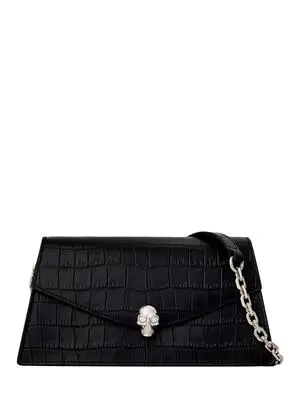Alexander McQueen Alexander McQueen Alex Skull Mini Bag Black Silver