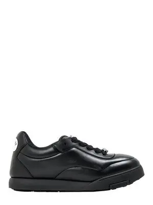 Givenchy Leather Lace-up Sneakers - Black