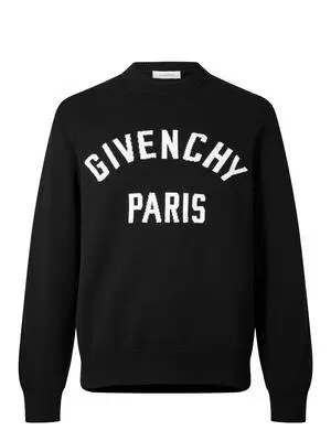 Givenchy Long-sleeve Knit Sweater - Black