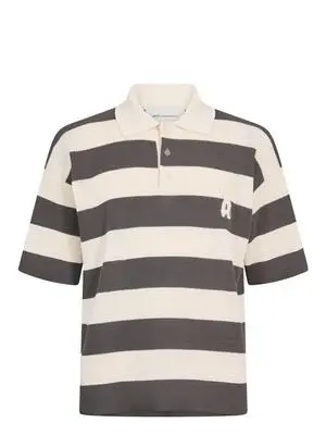 AMI Paris Simple Versatile Polo Shirt - Black